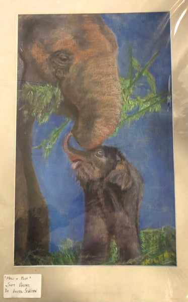 ‘Mali & Mum’ Aileen Stinten original artwork – Sweet Cinnamon